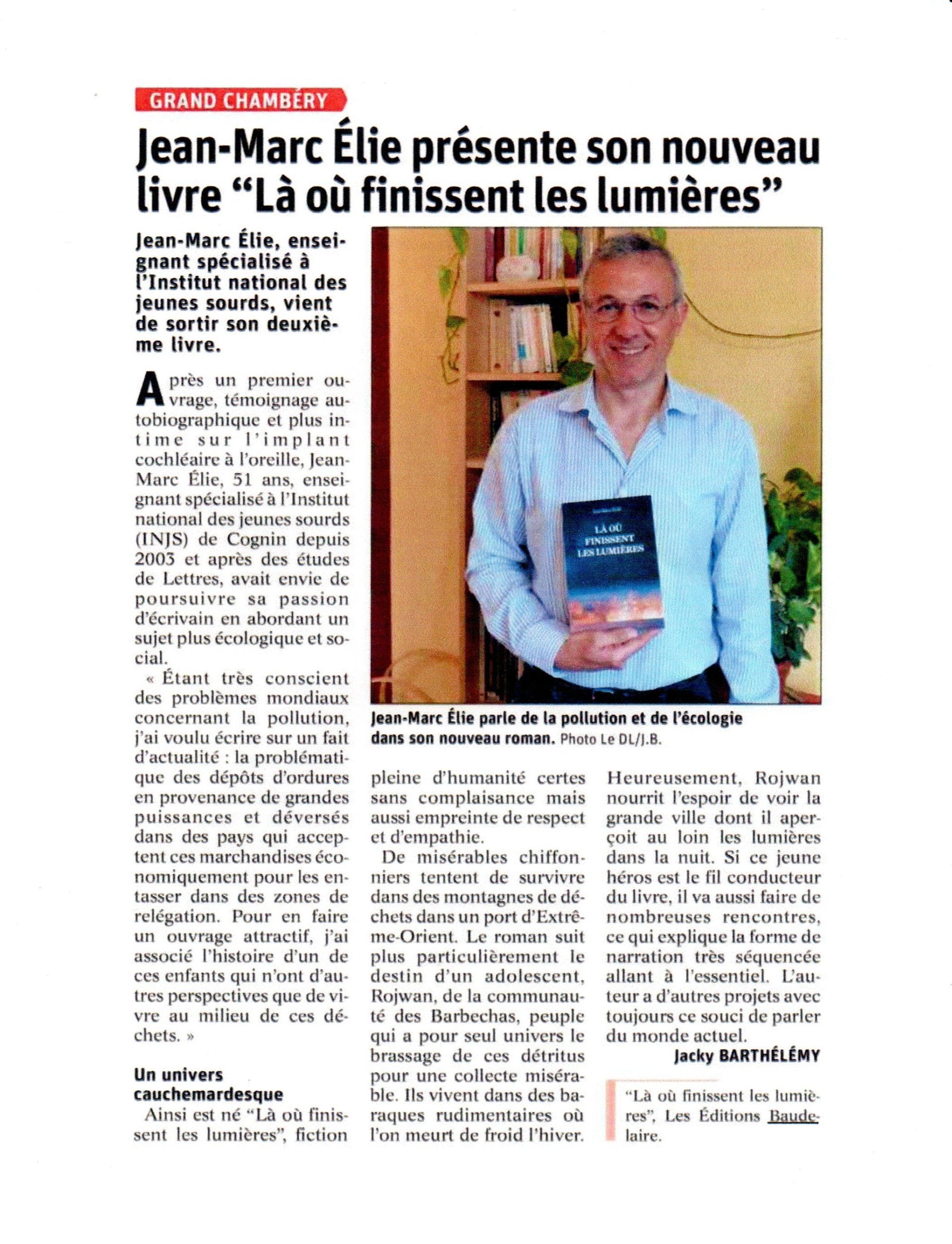 Rencontre avec un écrivain – CL2C